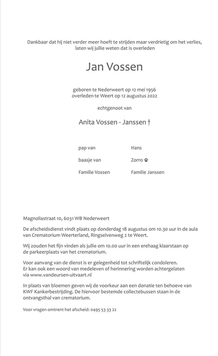 Jan Vossen ( BC Wilskracht ) :: Ngb-districtmiddenlimburg.nl